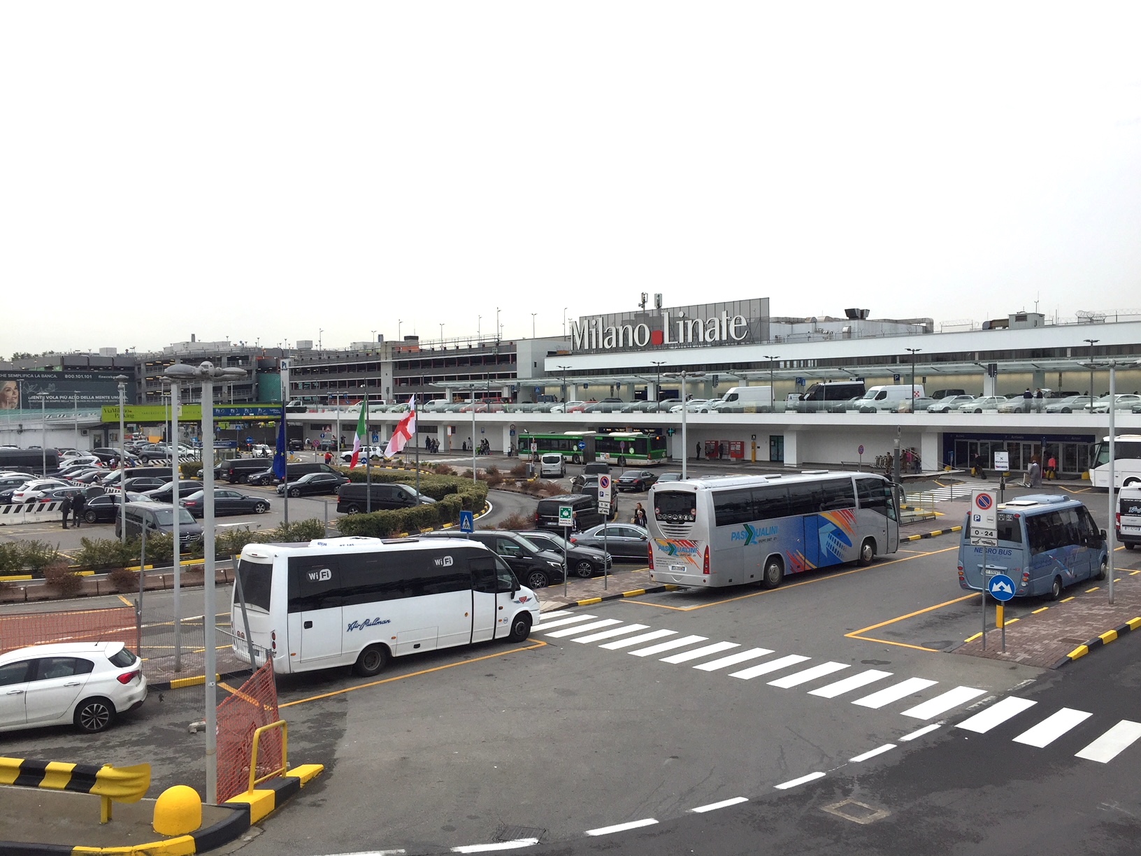 Linate si colora di bianco, inaugurata la nuova facciata e restyling ...