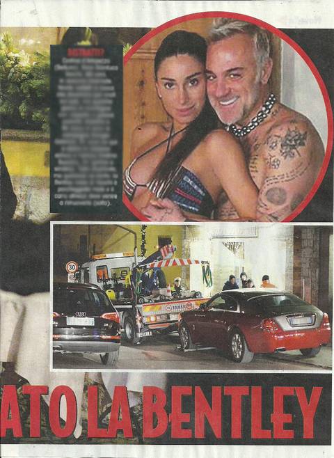 FOTO: Gianluca Vacchi e la Bentley rimossa mentre faceva shopping - il ...