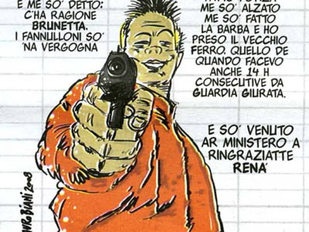 L’Unità spara a Brunetta. E la chiamano satira - il Giornale