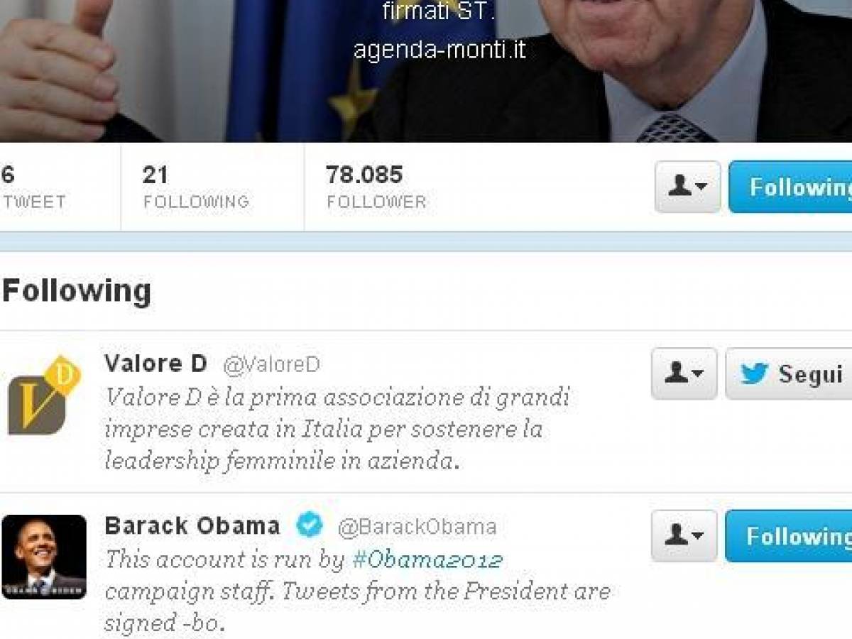 E Mario gioca a fare il buonista pure su Twitter - il Giornale