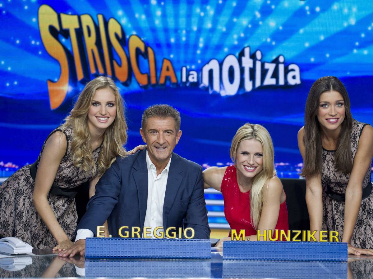 Ezio Greggio torna a Striscia la Notizia con Michelle Hunziker - il ...