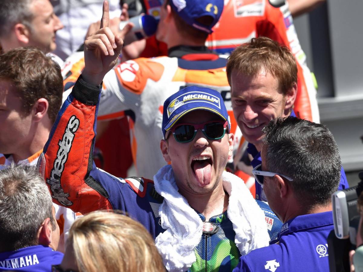 "Oggi sono stato molto fortunato, Rossi invece molto sfortunato" - il ...