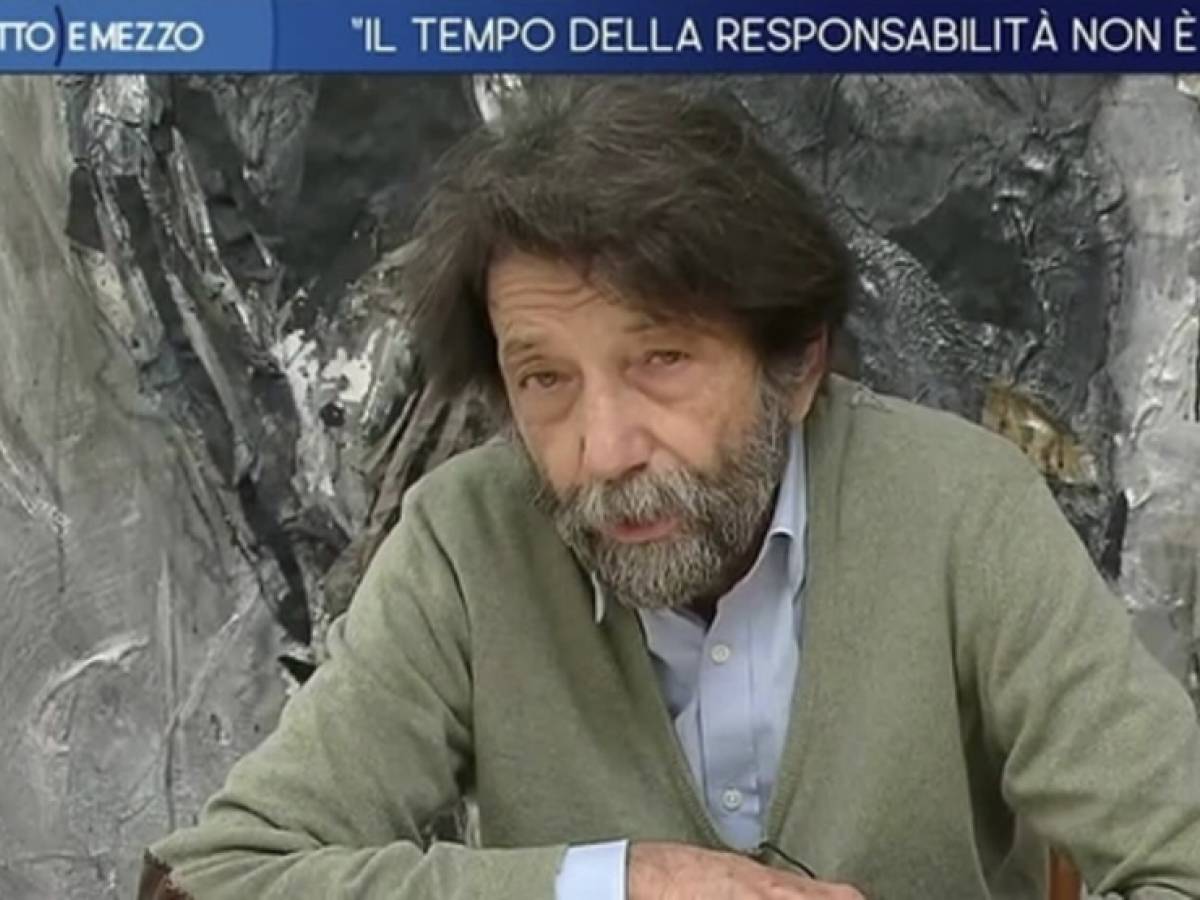 "Ieri fuori onda Cacciari mi ha chiamata così...". E scoppia la lite ...