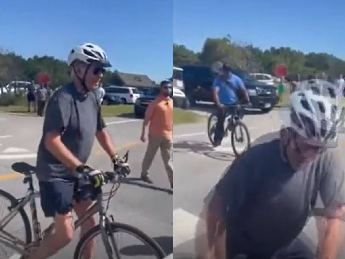 Incidente per Joe Biden: cade mentre è in bicicletta - il Giornale