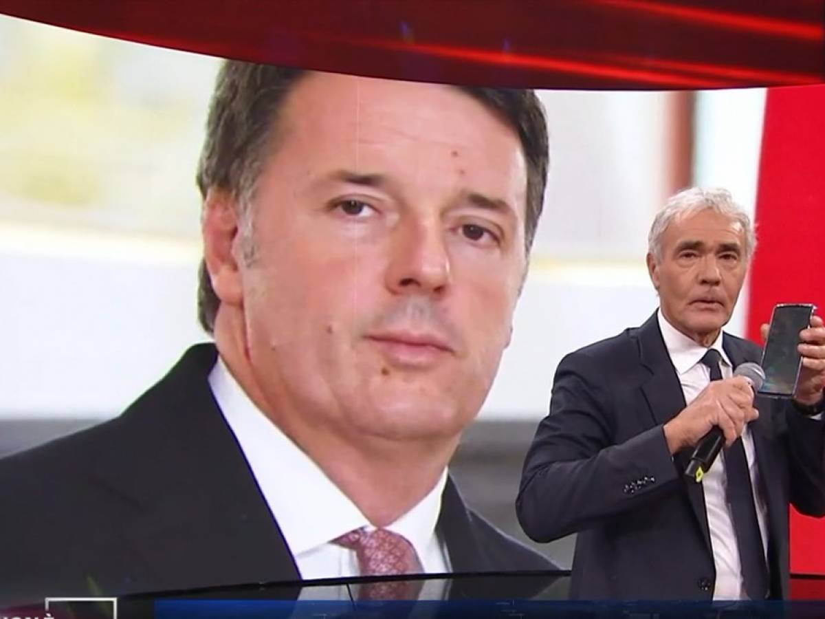 "Una balla spaziale". Renzi chiama in diretta e smonta l'avvocato del ...