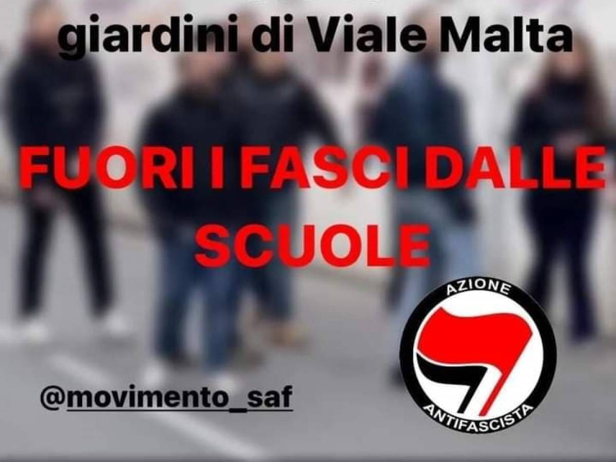 “Fuori i fasci dalle scuole”. Così la sinistra esige la supremazia ...