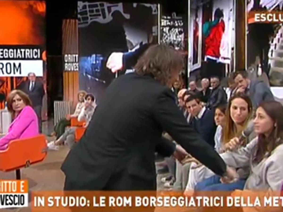 Cruciani bacia la mano alla borseggiatrice: "Che possa cambiare vita ...