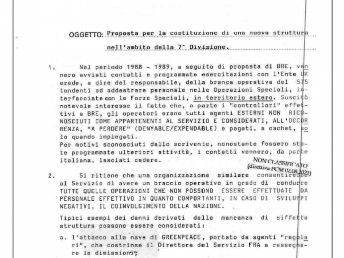 Quel documento segreto sulla Gladio parallela. Ecco cosa rivela - il ...