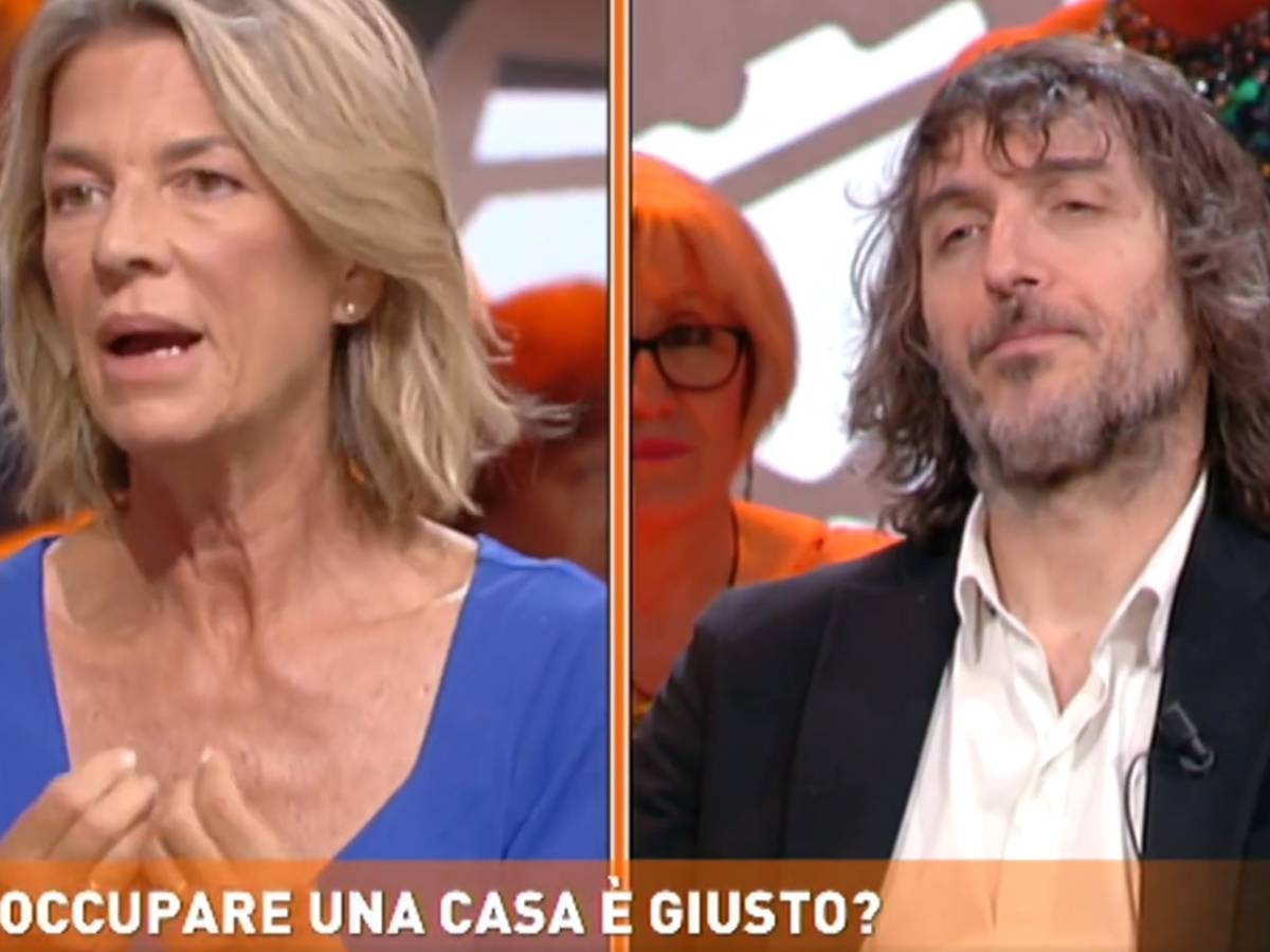 "Giustifichi l'occupazione?". Cruciani asfalta la Fusani sul rapimento ...