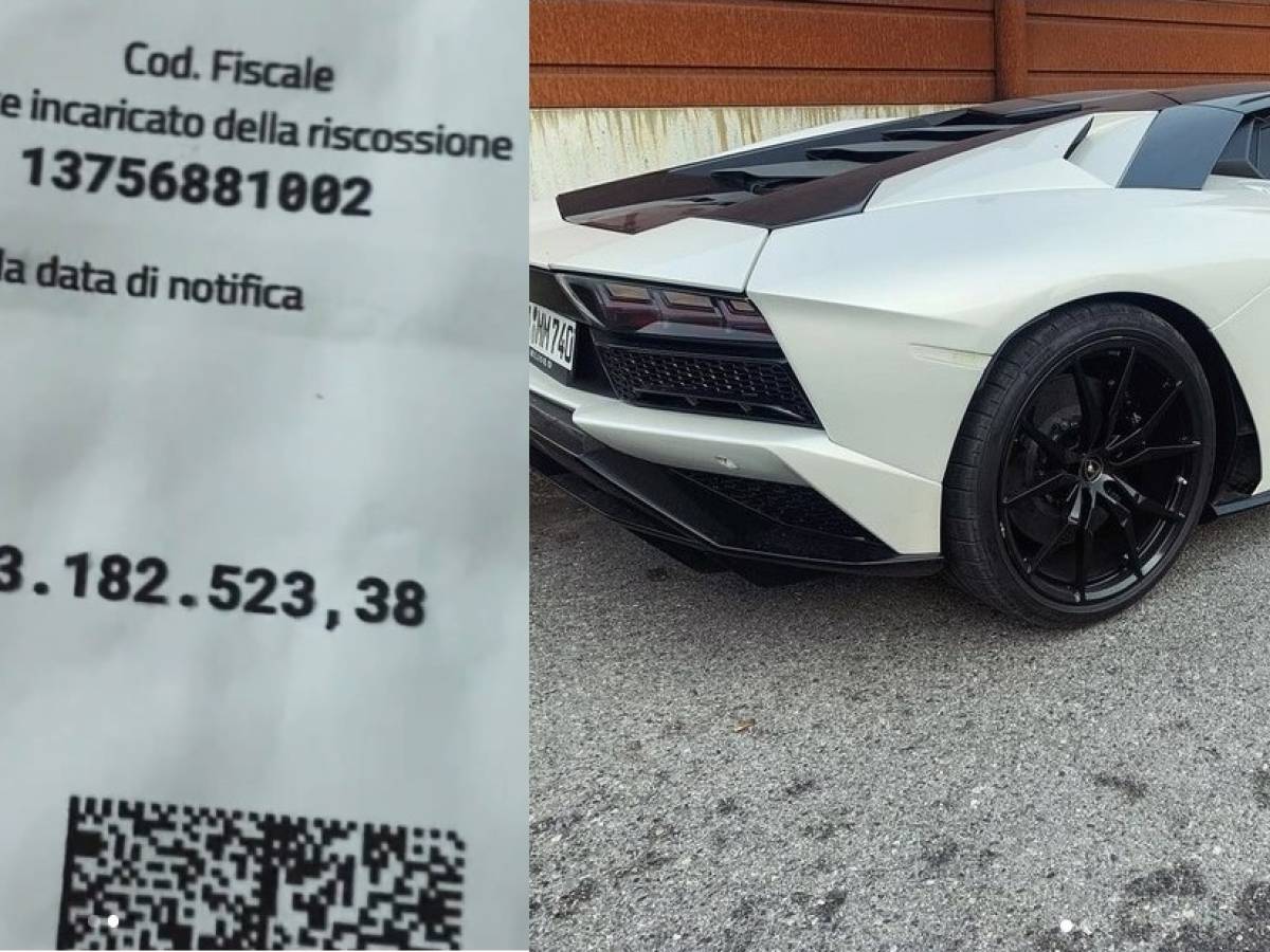Lamborghini lucidata con le cartelle esattoriali: bufera sull ...