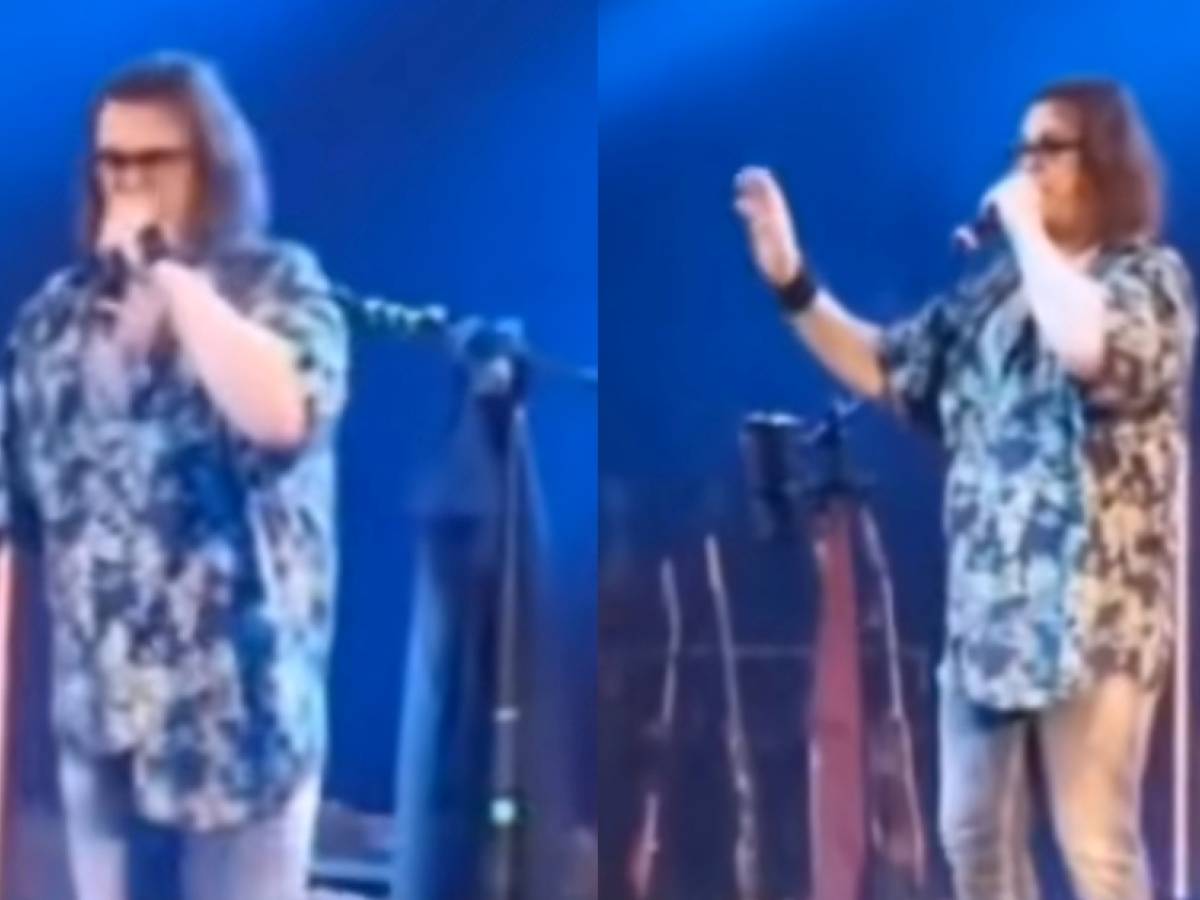 "Assurdo, non va un ca…". E Gianluca Grignani lascia il palco durante ...