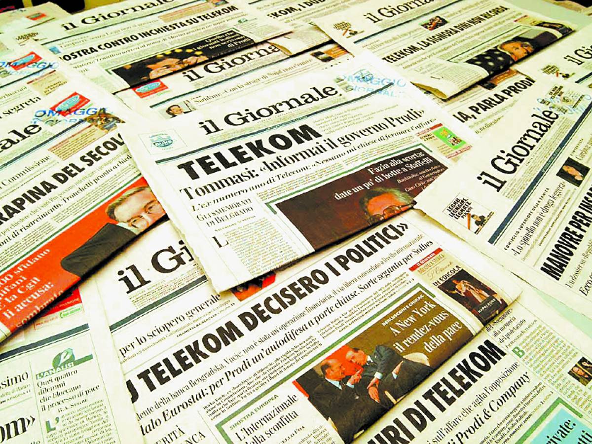 Le prime pagine - il Giornale