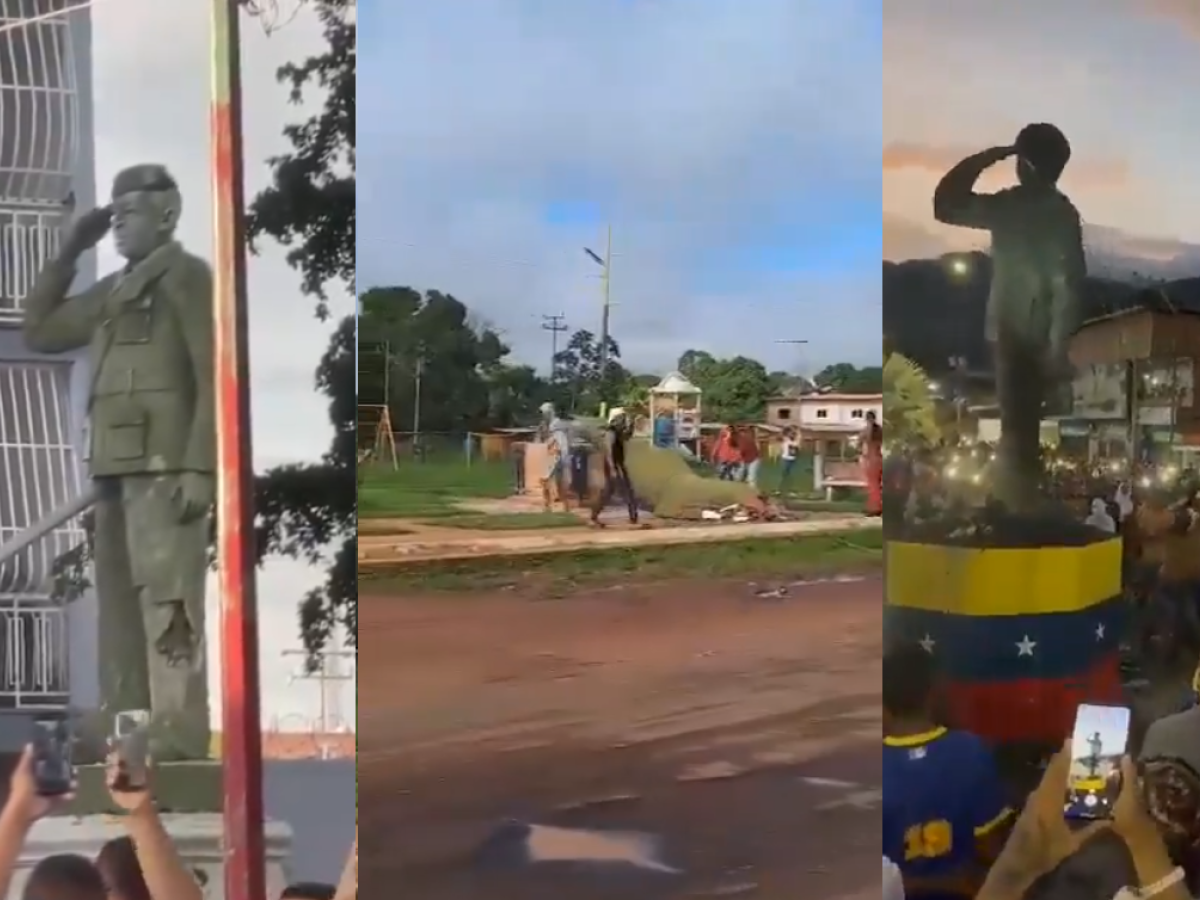 Venezuela, dilaga la protesta: abbattute le statue di Chavez - il Giornale