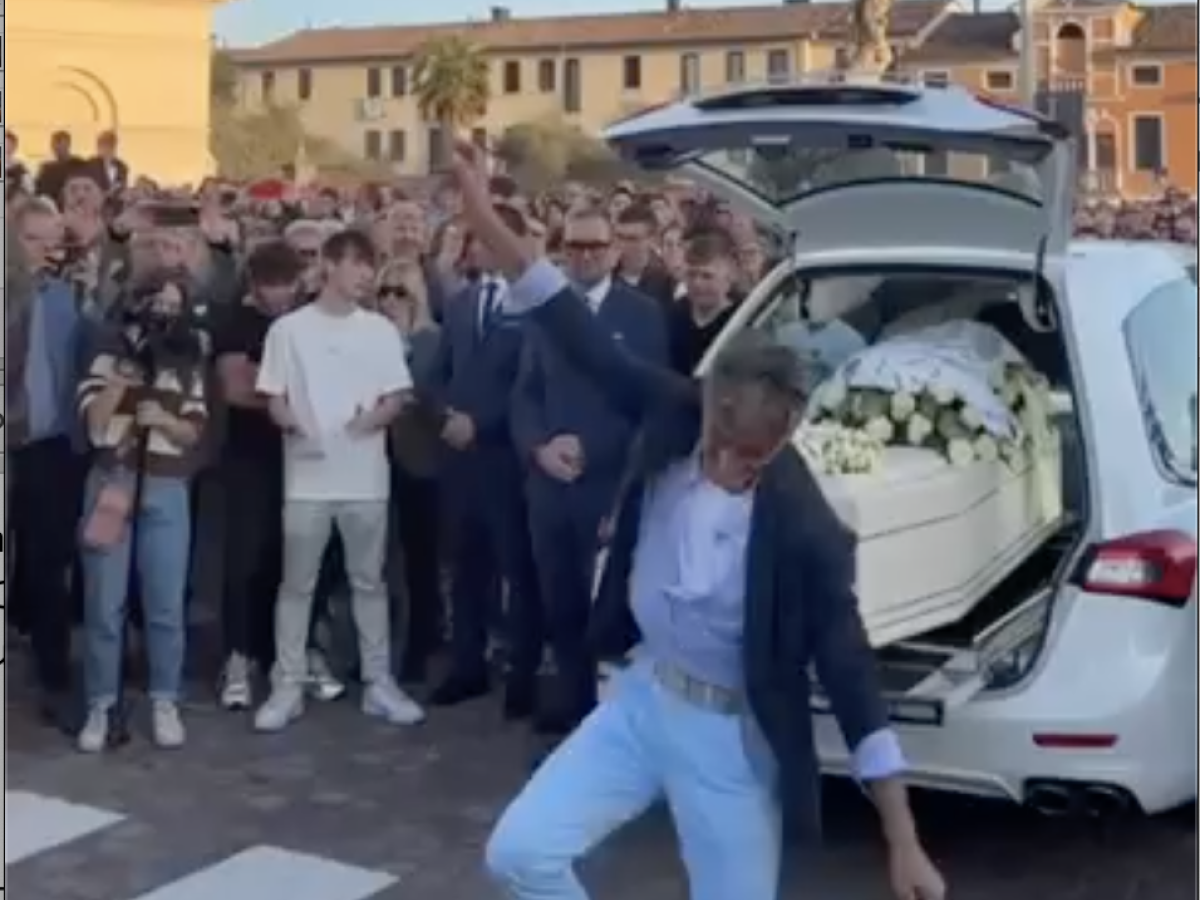Il funerale e il ballo: l'ultimo saluto di nonno Gino al nipote ...