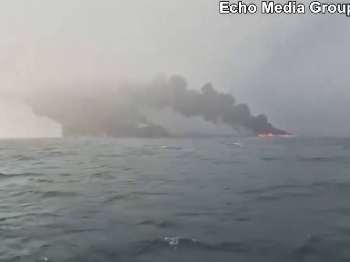 Collisione fra petroliera e cargo nel Mare del Nord: fuoco a bordo - il ...