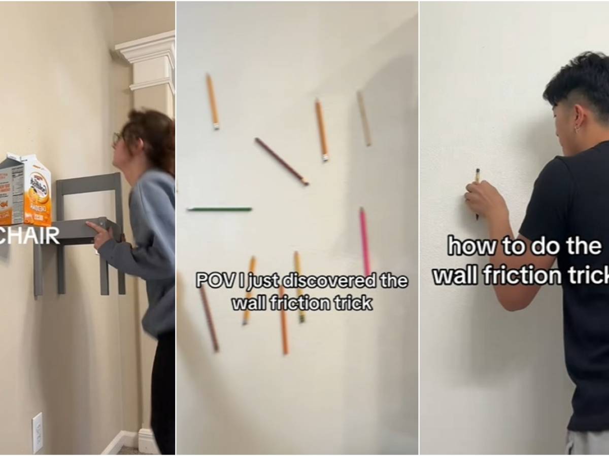Wall friction trend, gli oggetti sfidano il muro (e la fisica) con l ...
