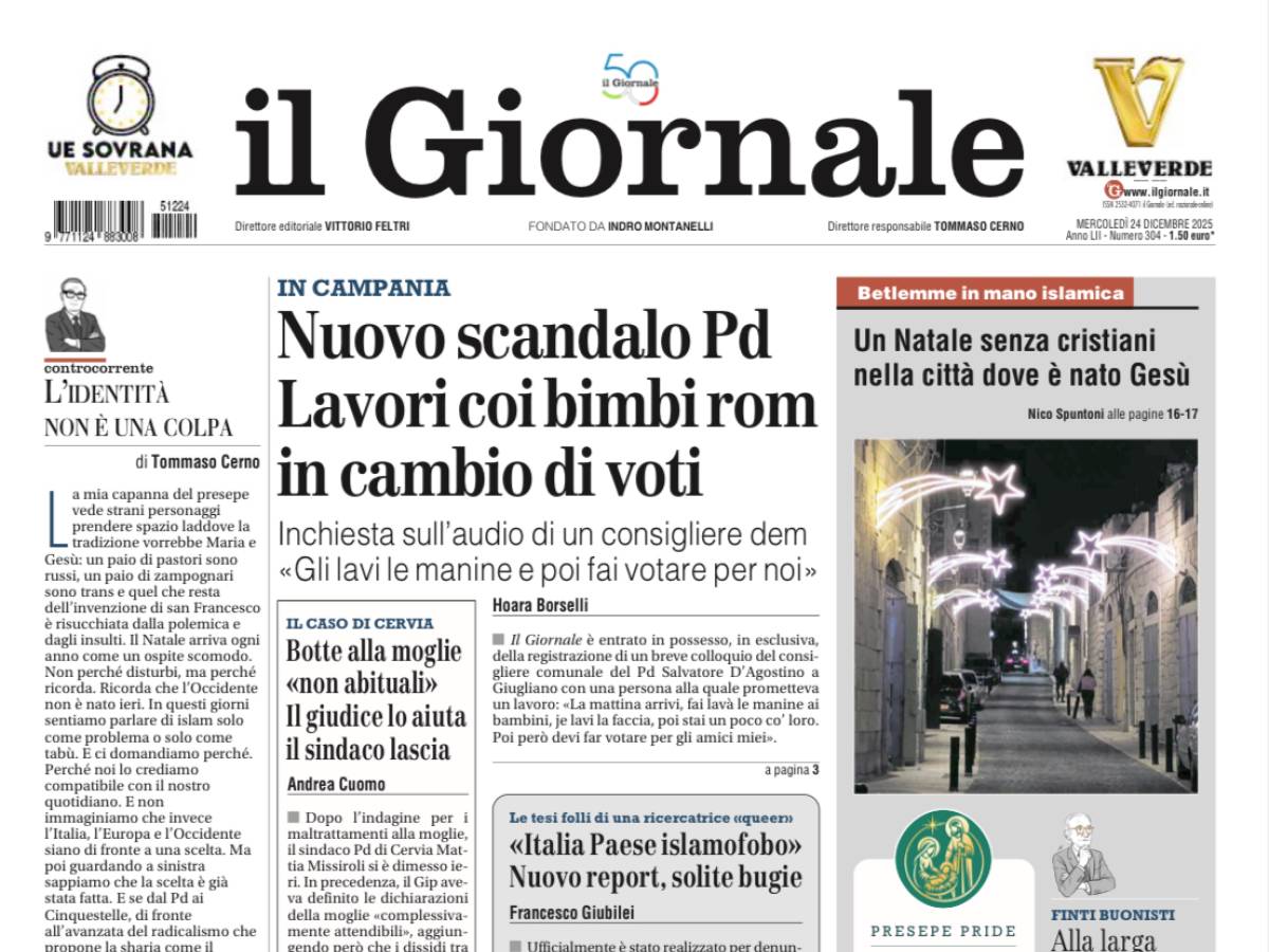 VIDEO: La prima pagina del Giornale: gli accordi con i rom in cambio di ...