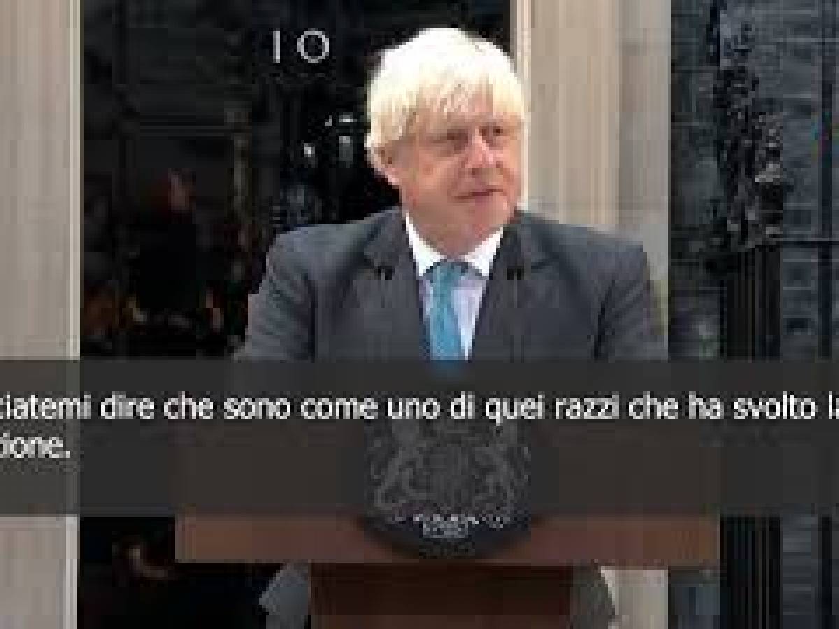 VIDEO: Boris Johnson: Sono come un razzo che ha compiuto sua missione ...