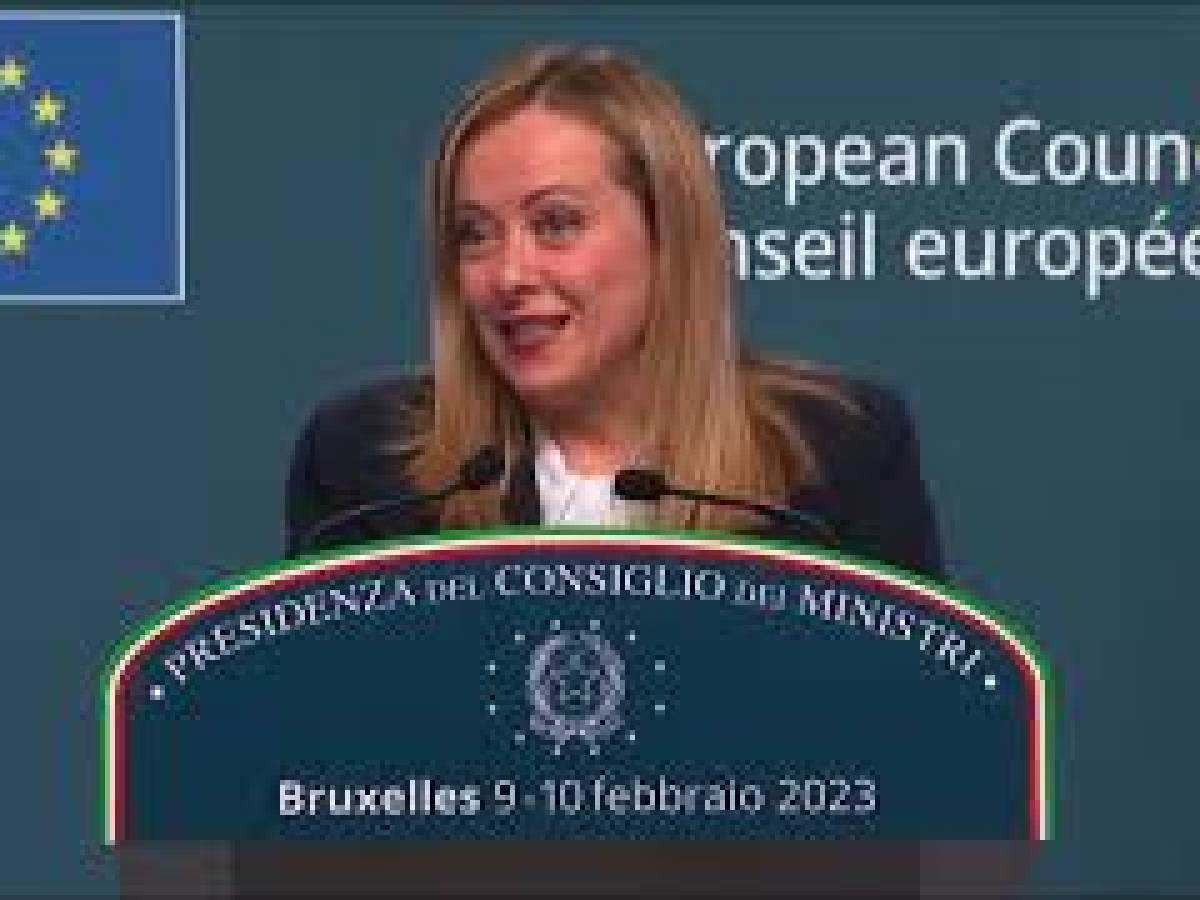 VIDEO: Meloni: "Politica estera Italia non è solo pacche sulle spalle ...