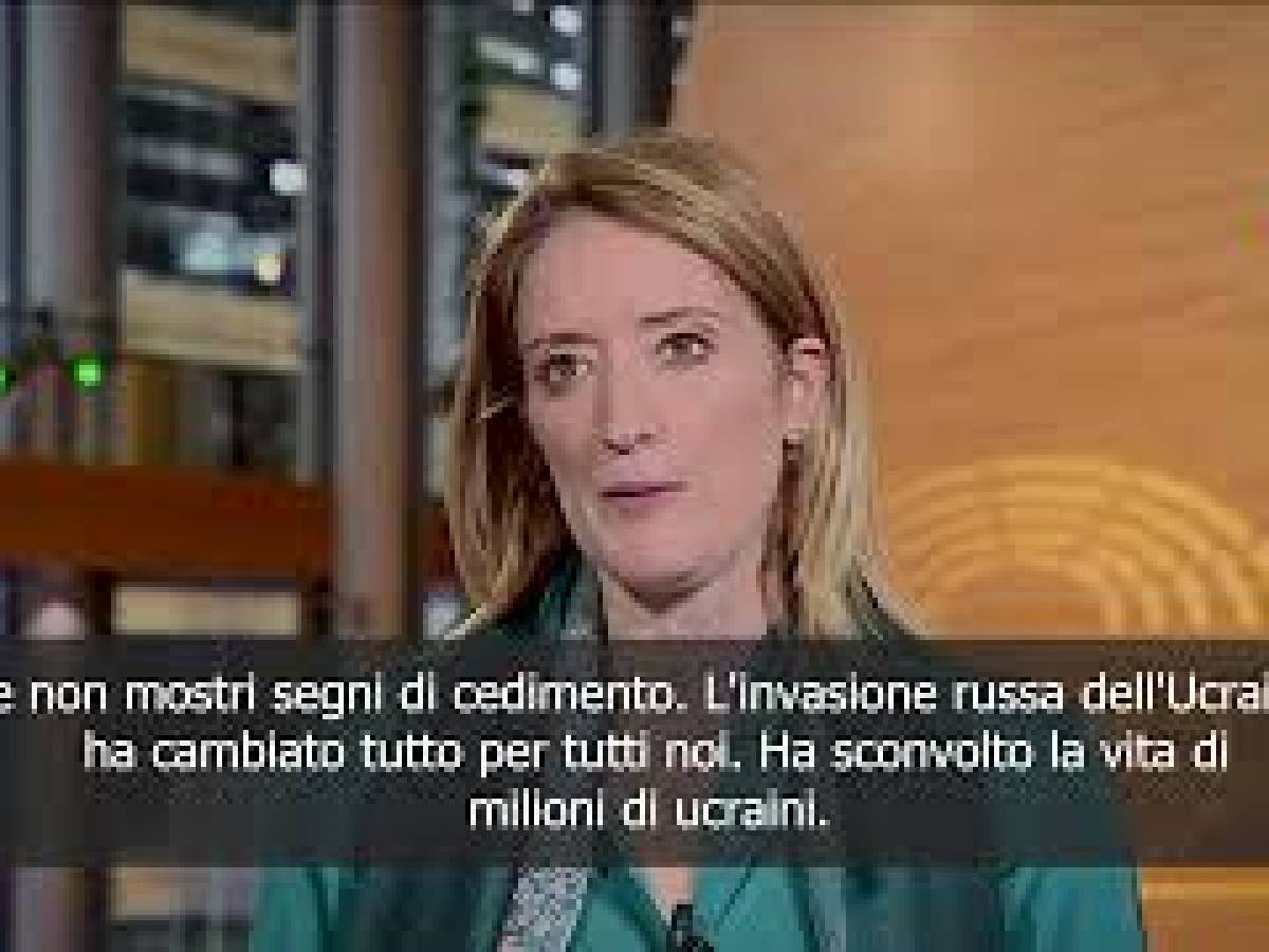VIDEO: Metsola: "L'invasione russa dell'Ucraina ha cambiato tutto" - il ...