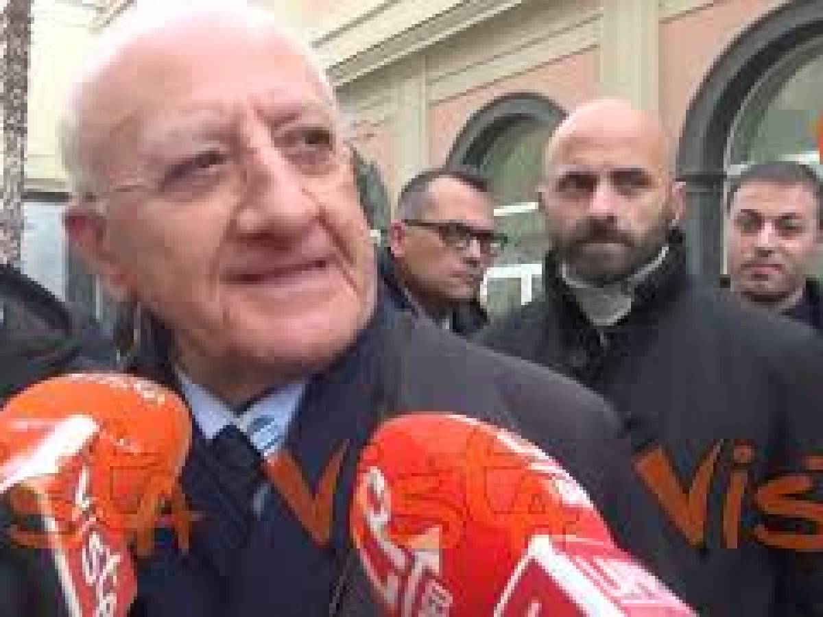 VIDEO: Renzi al Riformista, De Luca: In bocca al lupo a Matteo, pensavo ...