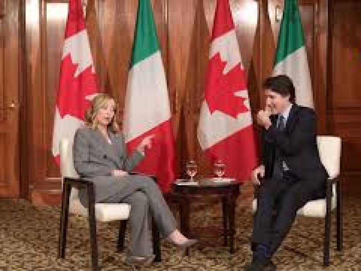 VIDEO: G7, Meloni scherza con Trudeau: "Al prossimo incontro devi ...