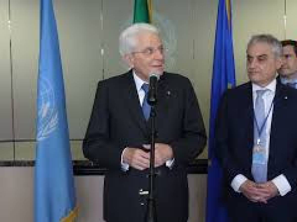 VIDEO: Mattarella: "L'Italia è fermamente al sostengo del ...