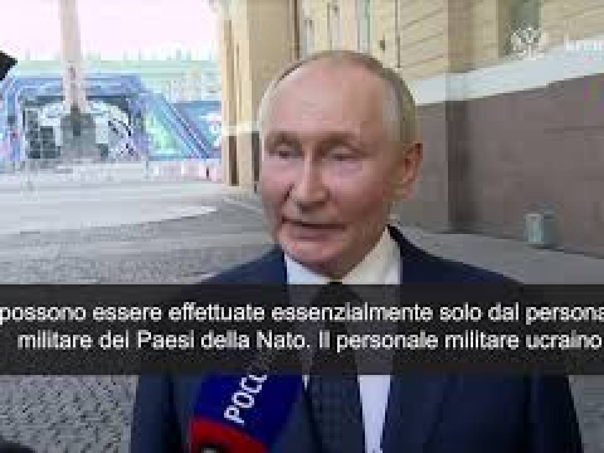 VIDEO: Putin: "Con armi lungo raggio a Kiev, Nato sarà in guerra con ...