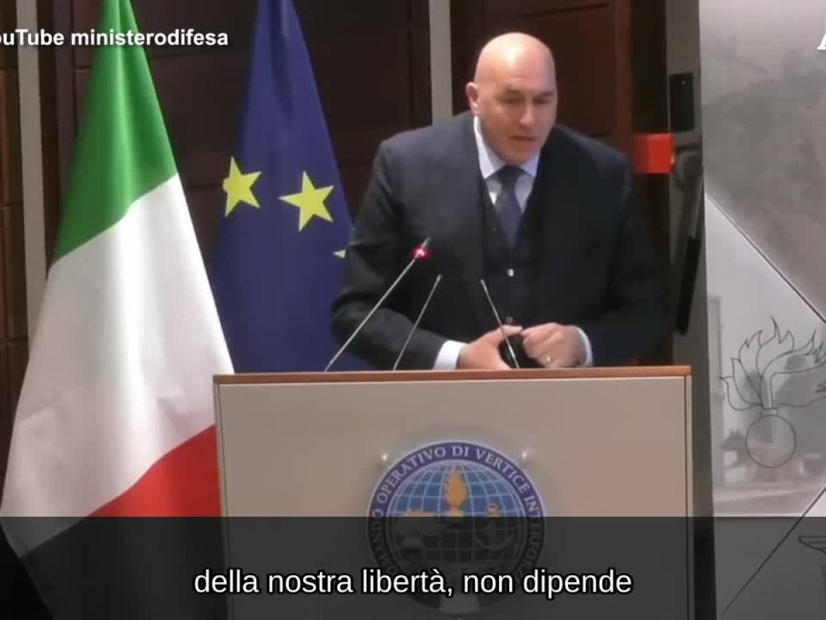 VIDEO: Crosetto: "La difesa e' cambiata, e' sempre piu' deterrenza ...