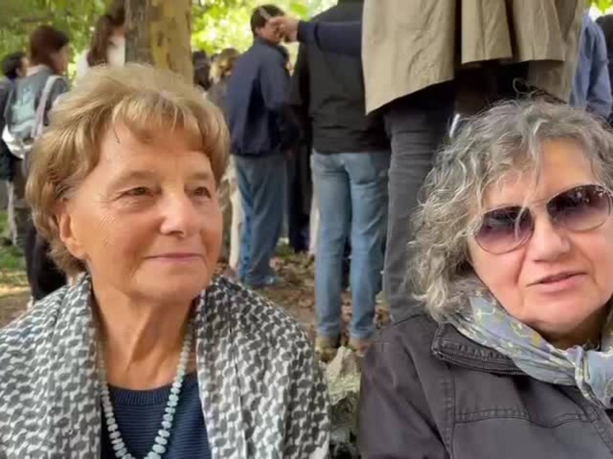 VIDEO: Le voci della piazza: "Il governo scarichi Israele e appoggi la ...