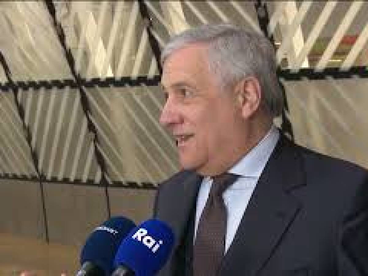 VIDEO: Tajani: L’Italia chiederà l’aiuto del Fondo europeo di ...