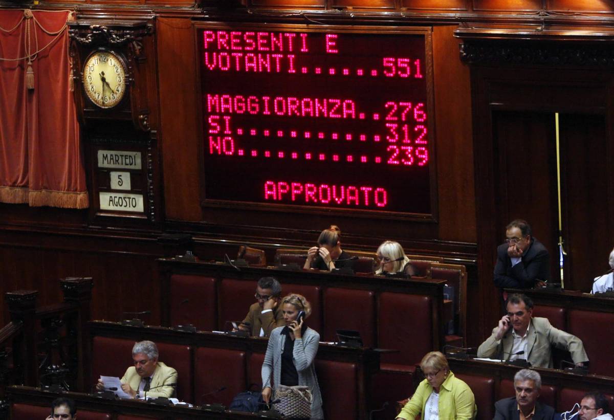 Dalla Camera sì alla manovra blindata - il Giornale